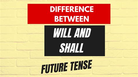 Difference Between Will And Shall