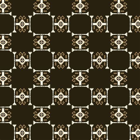 A Monochromatic Geometric Pattern With Squares 32503572 Vector Art At
