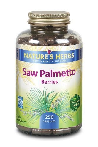 Natures Herbs Saw Palmetto Berries Capsules 250 Ct Smiths Food And