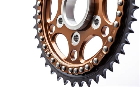 Premium Ai Image Stunning Sharp Circular Motorcycle Chain And