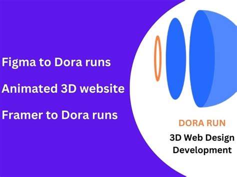 A Responsive Dora Run 3d Website Design And Development Dora Run Model Web Upwork