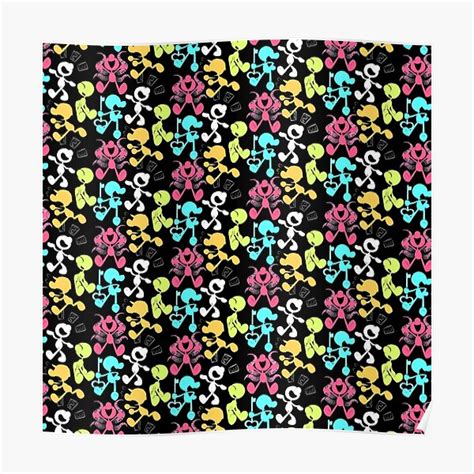 Obnoxiously Colourful Game And Watch Poster By Oilpanic Redbubble