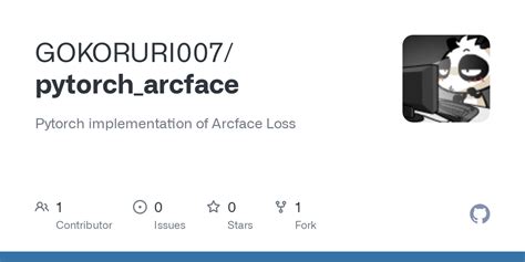 github gokoruri007 pytorch arcface pytorch implementation of arcface