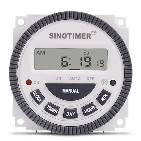 12 Vdc Digital Timer 7 Dagars Programmerbart Koppl Grandado
