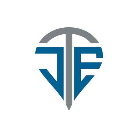 Jte Letter Logo Jte Creative Monogram Initials Letter Logo Concept Jte Unique Modern Flat