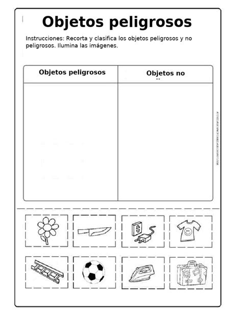 Clasificación De Objetos Peligrosos Pdf