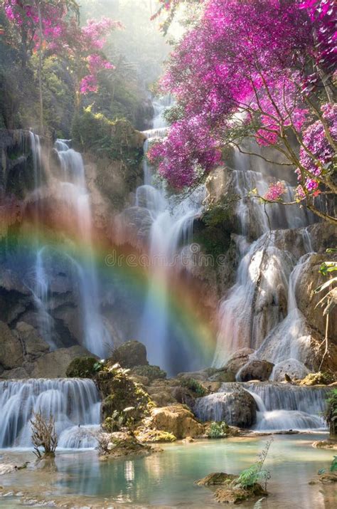 10 Most Beautiful Rainbow Waterfalls Free Majestic Waterfall Rainbow