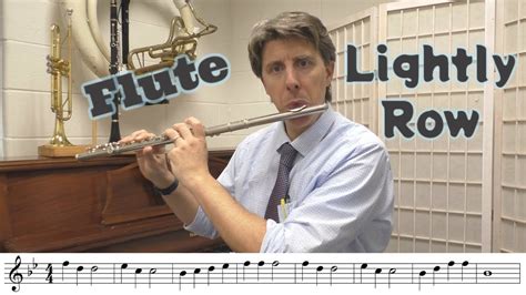 Lightly Row Flute Youtube