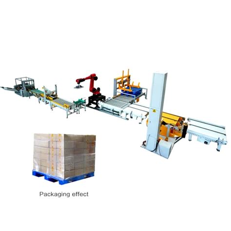 Packaging Robot Case Carton Erector Sealing Pallet Wrapper Palletizer