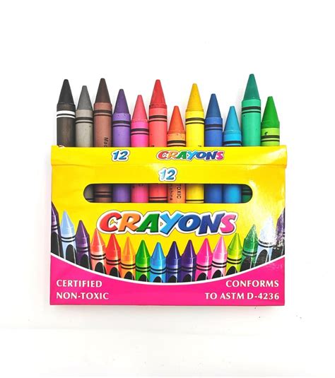 Wax Crayons Jumbo 12s C Thru Park Avenue Stationers