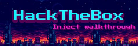Hackthebox Inject Write Up Bughunter Me