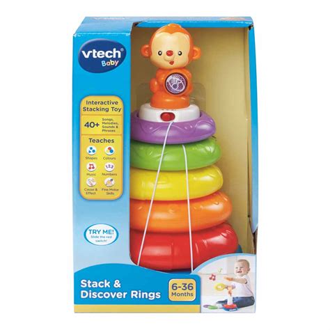 Vtech Stack And Discover Rings Wilko