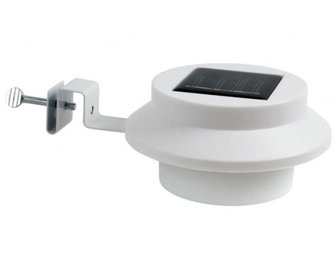 Fusion 24444 Solar Eave Trough Light White Toolbox Supply