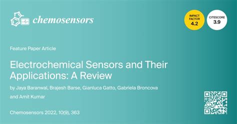 Chemosensors Mdpi On Linkedin Featurepaper Review Electrochemical Sensors Application