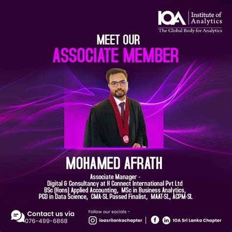 Ioa Institute Of Analytics Sri Lanka Chapter On Linkedin Datascience Analytics 33 Comments