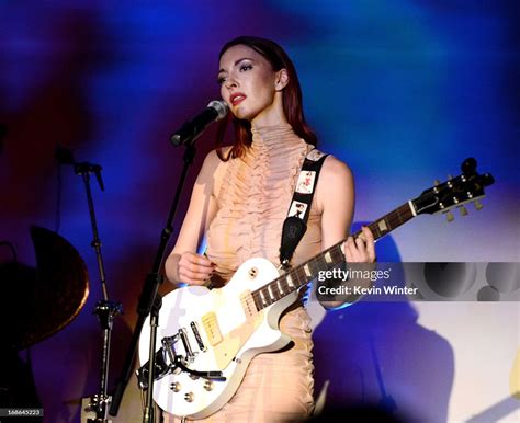 Singer Chrysta Bell Presented By David Lynch Performs At The News