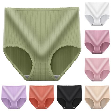 Seluar Dalam Wanita Panties Women Vertical Lace Comfortable Panties Cotton Colorful Stretch