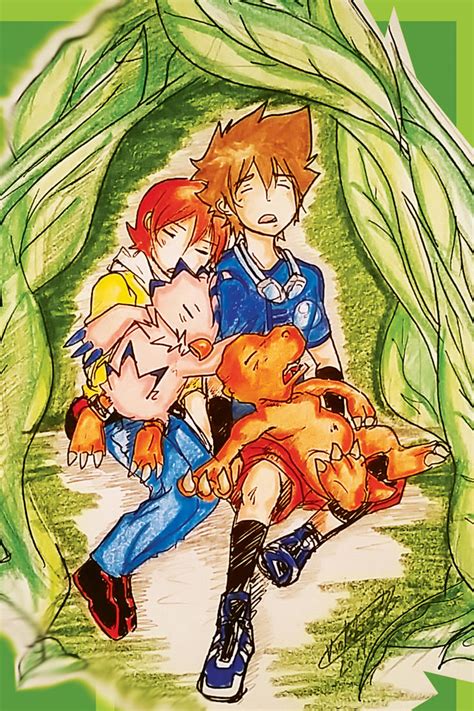 Digimon Tai And Sora By Kickbass77 On Deviantart