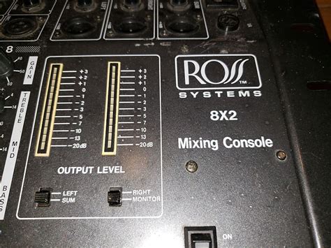 Ross 8x2 Mixer Reverb
