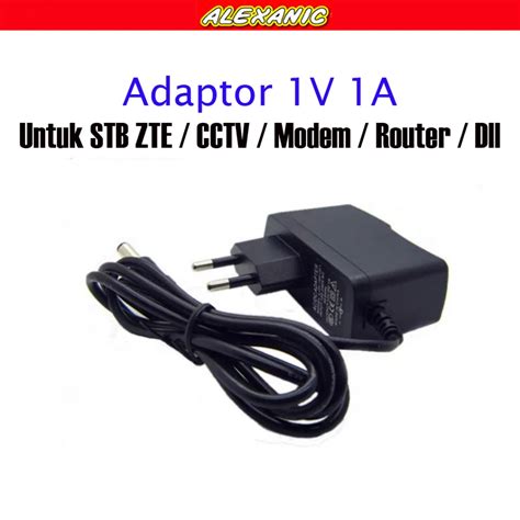 Jual Adaptor Stb Cctv Modem Router Zte Adaptor 12v 1a Power Adapter