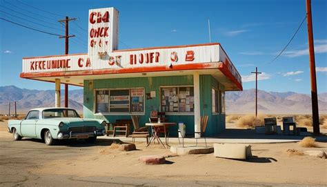 Premium Photo An American Desert Scene 1980s Photograph