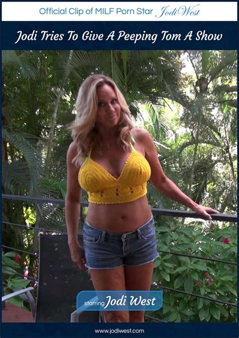 Jodi Tries To Give A Peeping Tom A Show Jodi West Clips Unlimited