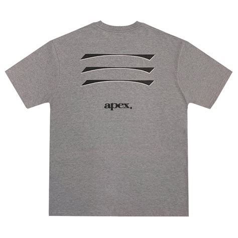 Apex Emdash T Shirt Gray Apex