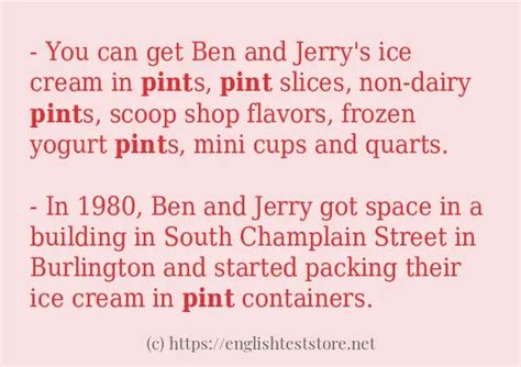 How To Use In Sentence Of Pint Englishteststore Blog