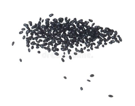 Black Bean Flying Explosion Black Grain Beans Explode Abstract Cloud