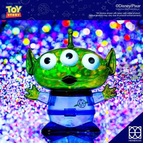 Herocross 迪士尼 玩具总动员 透明三眼仔潮玩手办 拆盒