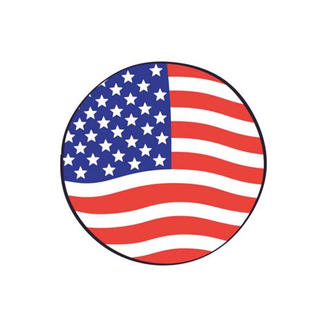 Small Animated American Flag 17 Holding American Flag Cartoon Stock