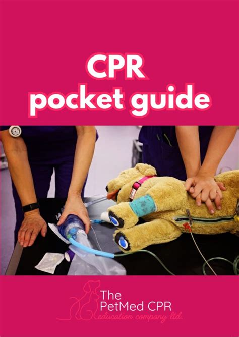 Cpr Pocket Guide By Sam Vet Med Cpr Coach