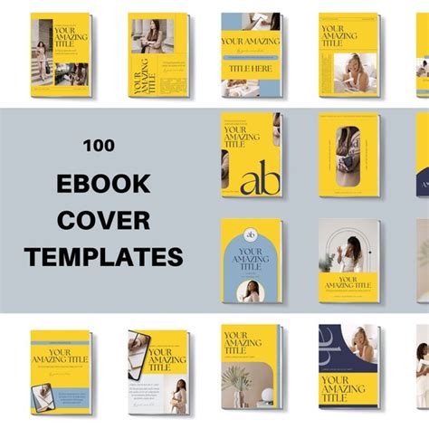 Book Cover Design Canva Etsy