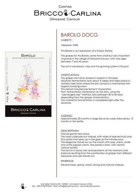 Barolo Classico Docg Sheehan Brothers