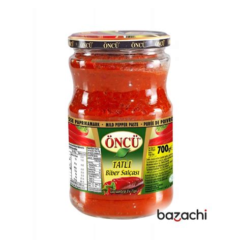 Oncu Traditional And Natural Mild Pepper Paste Tatli Biber Salcasi