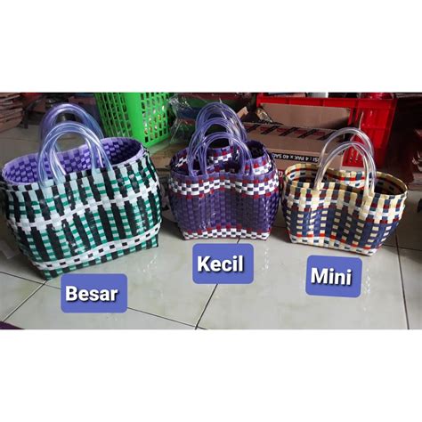 Jual Kerindik Belanja Tas Anting Tas Belanja Anyaman Cempluk Tas