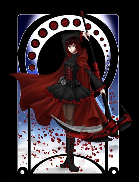 On Deviantart Ruby Rose Rwby Poster Rwby