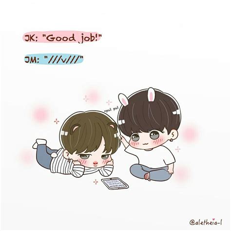 Kookmin World Chibi Dễ Thương Đang Yêu