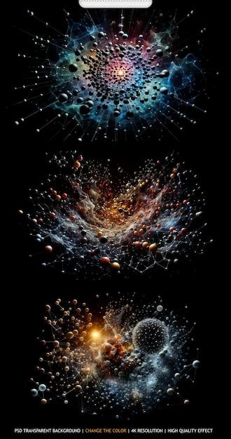 Galactic Microscopic Particles Psd High Quality Free Psd Templates For