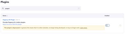 How To Remove Deprecated Plugins From Jenkins While Using Docker