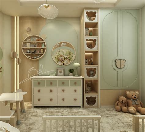 ‎دیزاین‌ اتاق‌ کودک نوجوان سیسمونی‎ ‎یه اتاق جذاب دخترونه نوزادی متراژ اتاق فقط ۹ متره😍