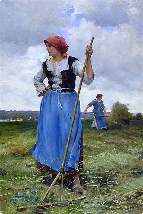 Art By The French Realist Artist ~ Julien Dupré~ A Long Day Julien