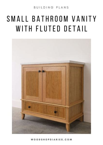 Bathroom Vanity With Fluted Trim Plans Woodshop Diaries
