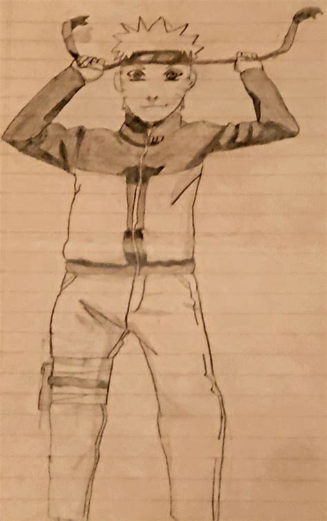 Naruto Uzumaki Drawing Full Body