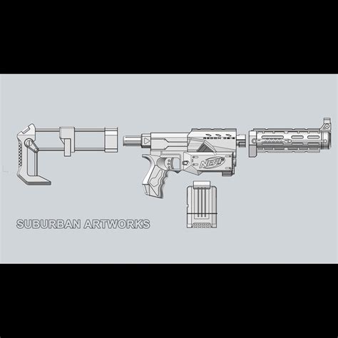 3d Nerf Gun