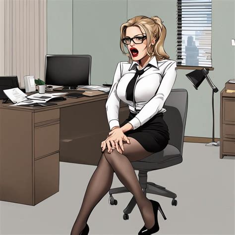 Secretary Female Boss Tied Office Sexy Clothes By Skirtkis On