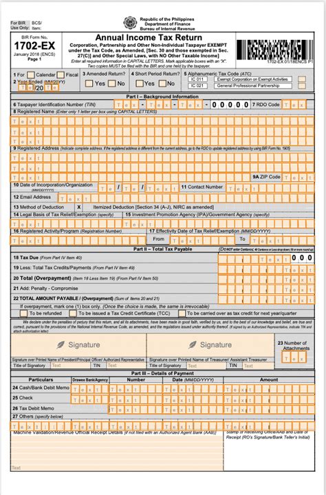 Bir Form 1702 Rt Version 2018 Editable Airslate Altaflow