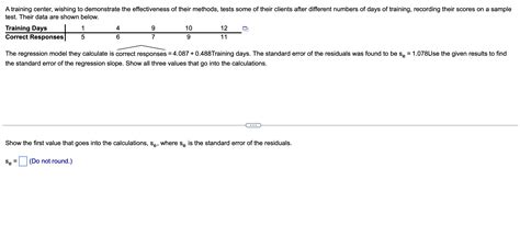 Solved The Regression Model They Calculate Is Correct Chegg