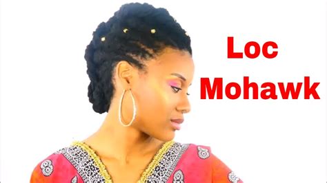 How To Style Your Sisterlocks Braided Mohawk Youtube