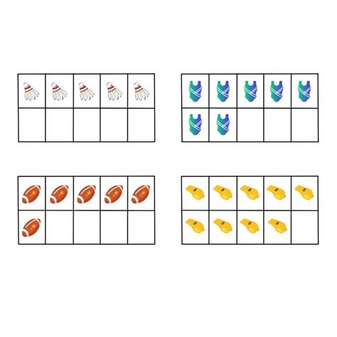 Sport Ten Frames Maths Corner